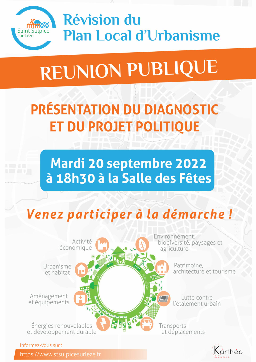 Révision du Plan Local d'Urbanisme - réunion publique 20 septembre 2022 ...